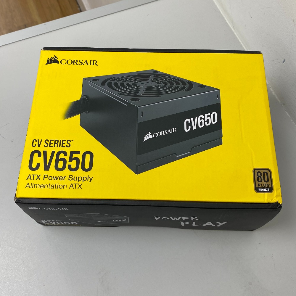 New Corsair CV Series CV650 650W 80 Plus Bronze Non-Modular PSU Power ...